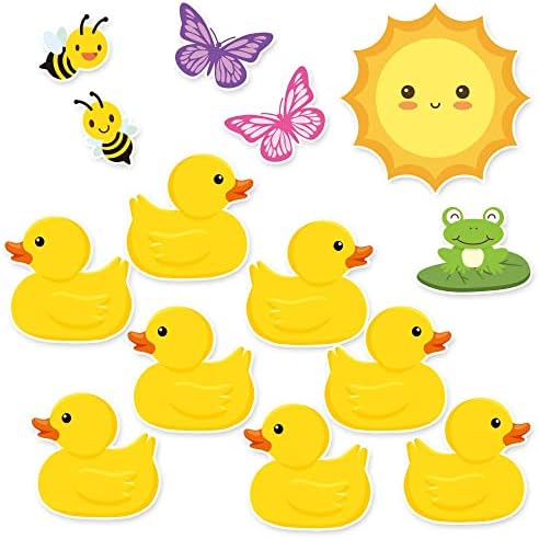 Amazon.com: AsodSway 120Pcs Duck Bulletin Board Back to School ...