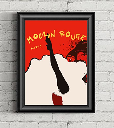 Moulin Rouge Print Poster ~ Various sizes (A4) : Amazon.co.uk: Handmade ...