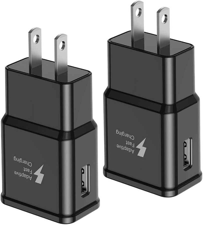Amazon.com: Adaptive Fast Charging Wall Charger, Qihop 4-Pack USB Wall ...