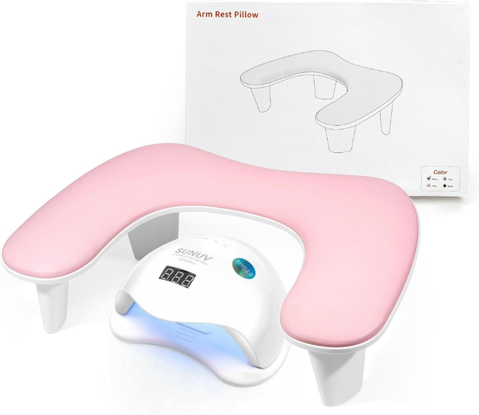 Amazon.com: Arm Rest for Nails Tech - U-shaped Manicure Nail Hand Rest ...