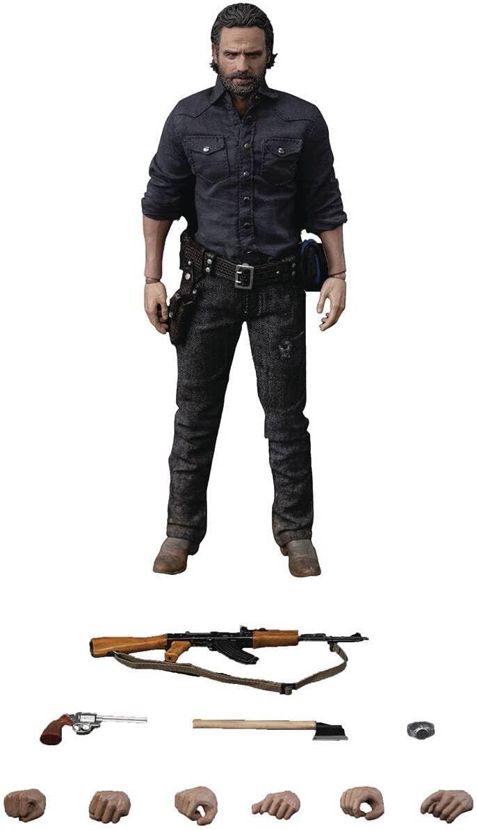 Amazon.com: Threezero The Walking Dead: Rick Grimes (Season 7) 1:6 Scale Action Figure : Toys ...