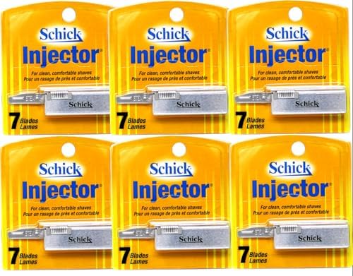 Amazon.com: Schick Injector Razor Blade Refills, For Clean, Comfortable ...