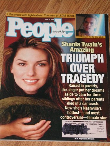 People Magazine Back Issue June 1999 Shania Twain Cover: People Weekly ...