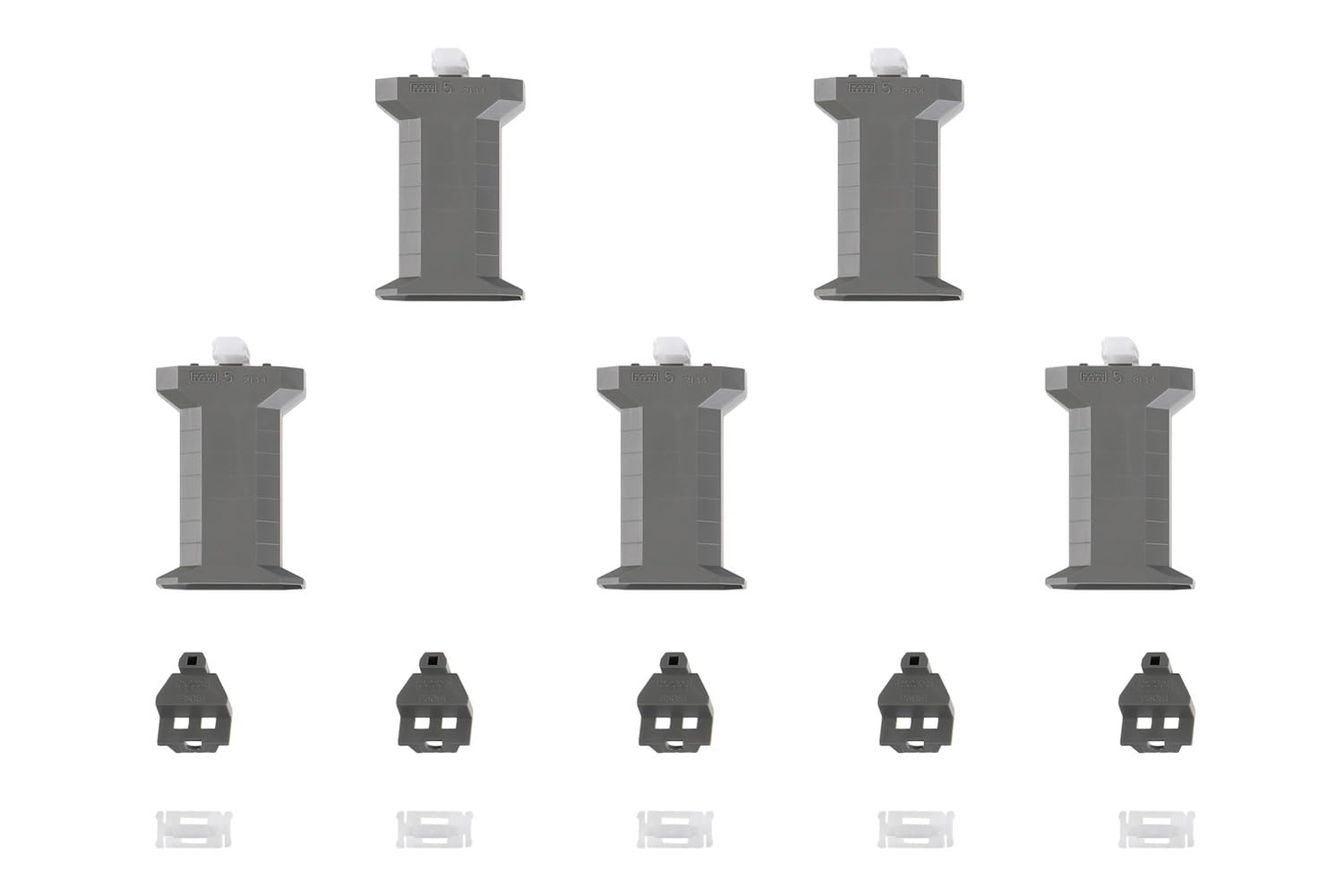 Amazon.com: KATO N Gauge Bridge Piers No. 5, Pack of 5, 23-017-1 ...