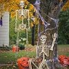 Amazon.com : DECORLIFE 2 Pack Pose-N-Stay Skeleton, 5FT Life Size ...