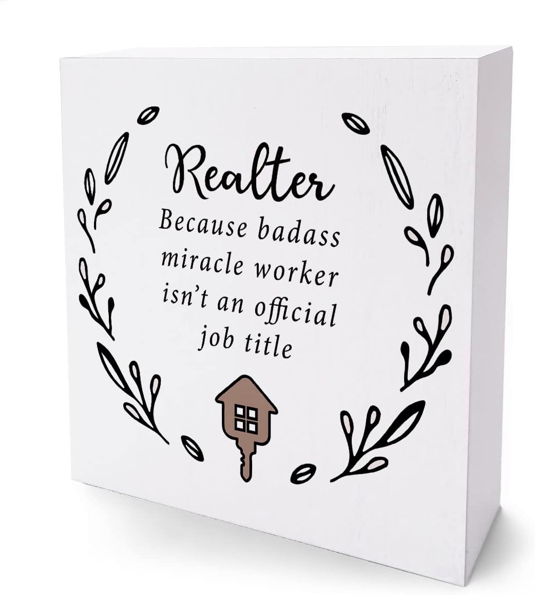 Amazon.com: Realtor Gifts Real Estate Agent Supplies Thank You Birthday ...