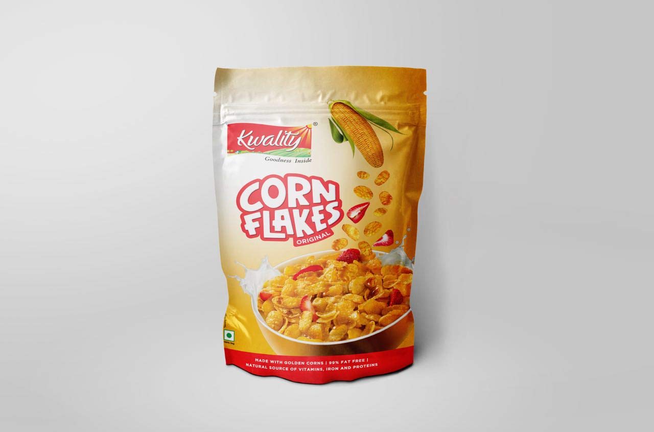 Kwality The Original Corn Flakes Pouch, 800 g : Amazon.in: Grocery ...