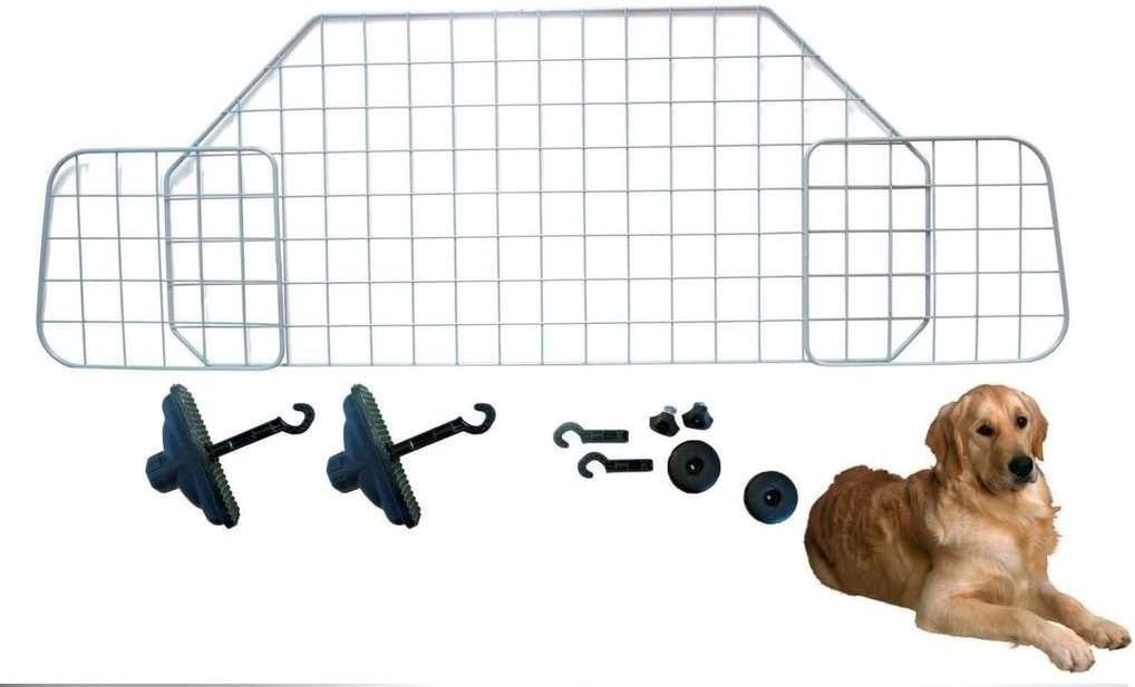 pawhut Heavy Duty Pet Dog Guard Wire Mesh Car Barrier Adjustable Auto ...