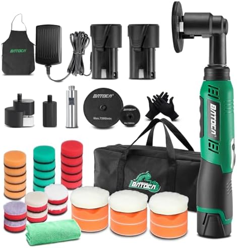 BATOCA S6 Mini Auto Polijstmachine,Accu Polijstmachine voor Detailing ...