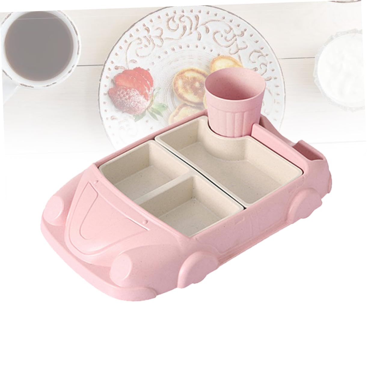 Snapklik.com : VICASKY Car-shaped Dinner Tray Food Tray