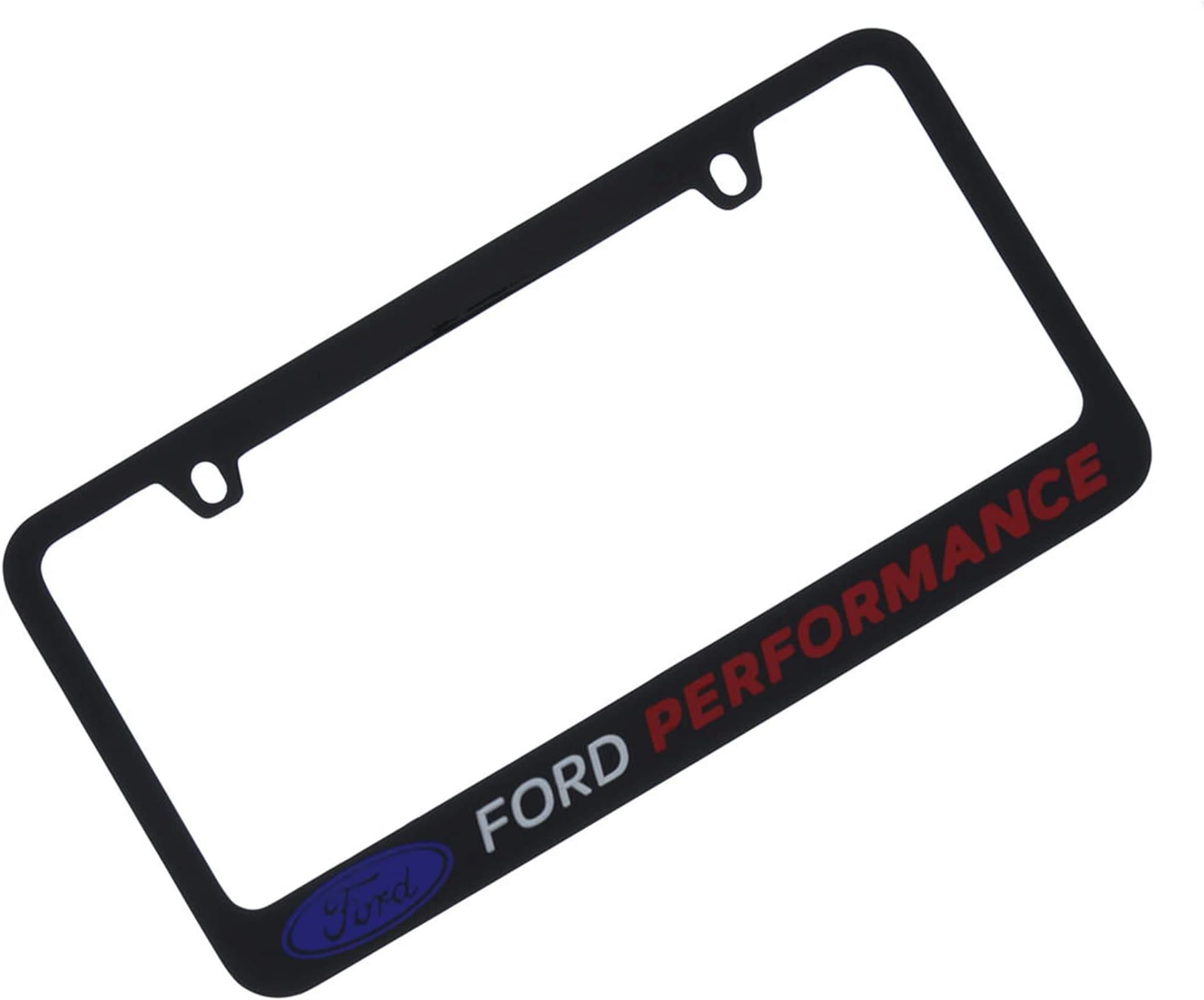 Amazon.com: Eurosport Daytona Black License Plate Frame- Ford ...