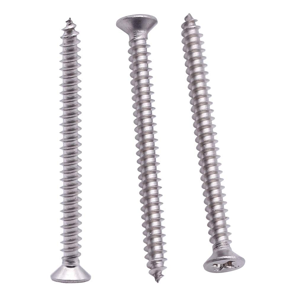 14 X 2 1 2 30 Pcs Stainless Flat Head Phillips Drive Sheet Metal 14-x-2-1-2-30-pcs-stainless-flat-head-phillips-drive-sheet-metal