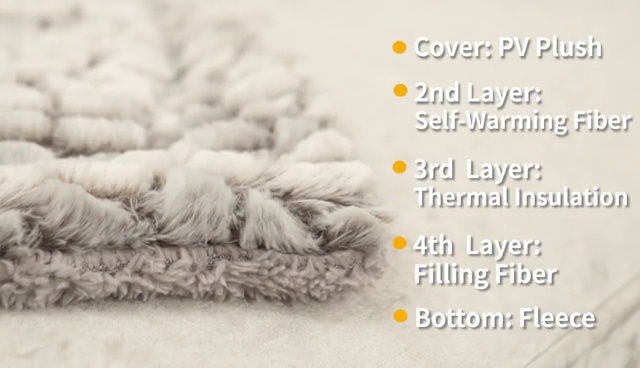 Watch Self Heating Cat Pad/Self-Warming Cat Dog Bed/Thermal Cat Mat for ...