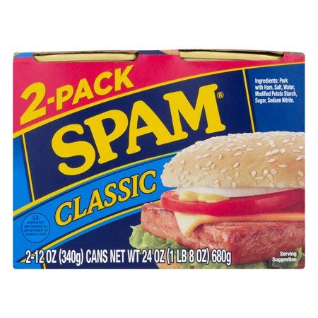 Amazon.com : SPAM Classic, Twinpack, 12.0 OZ : Grocery & Gourmet Food