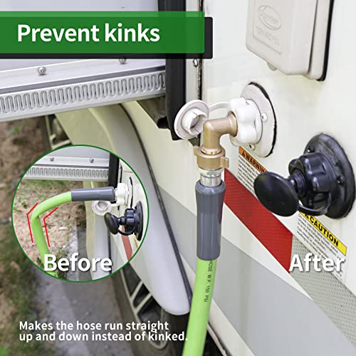 Snapklik.com : Elbow Water Hose Adapter, 90 Degree Garden Hose Elbow ...