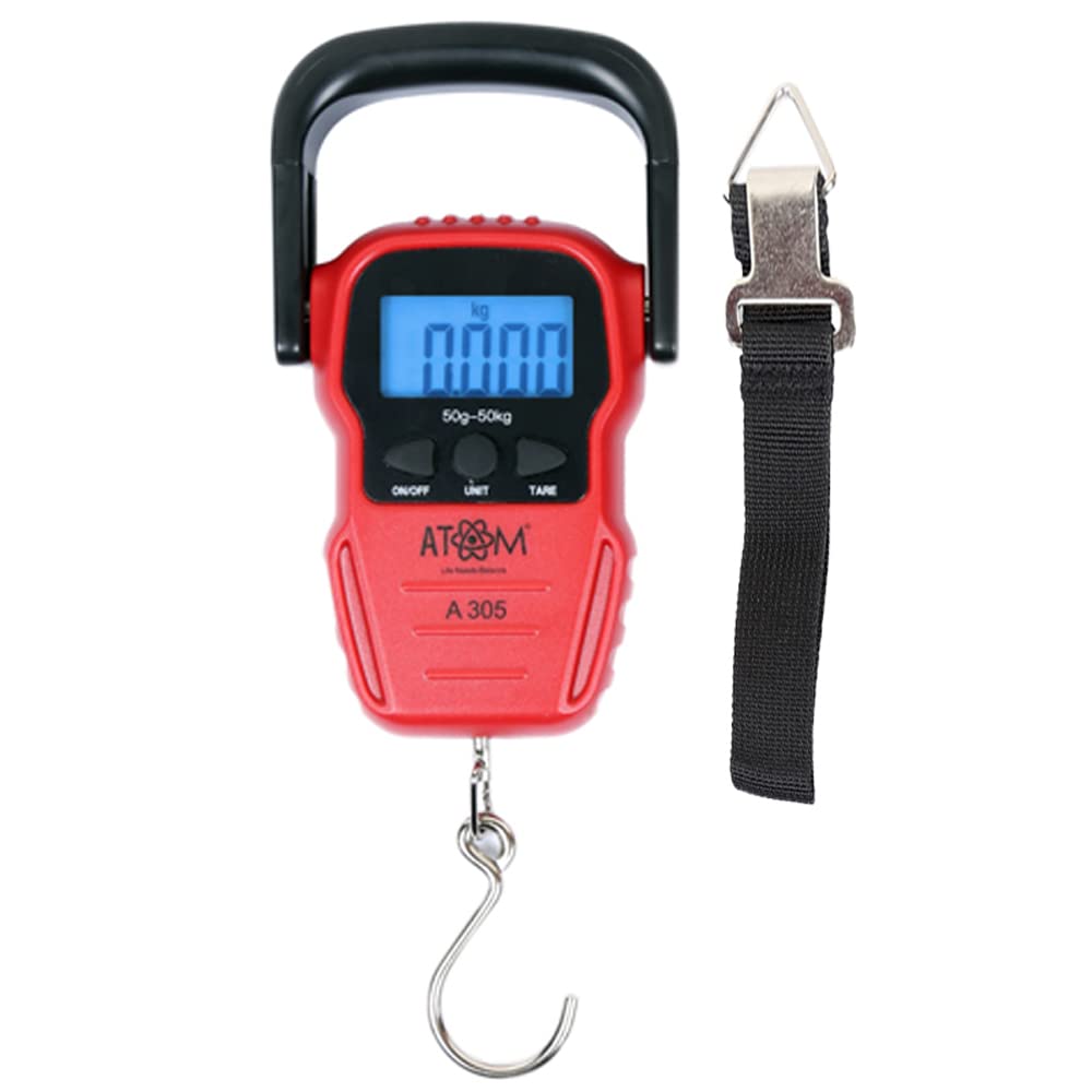 ATOM Electronic Digital Hanging Scale for Luggage & Gas Cylinder With ...