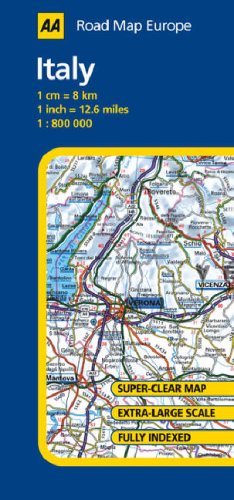 Italy (AA Road Map Europe Series): Amazon.co.uk: 9780749551230: Books