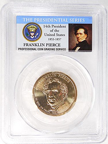 2010 P Pos. A Franklin Pierce Presidential Dollar PCGS MS 65 FDI ...