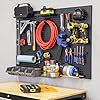 Amazon.com: Metal Pegboard Tool Organizer, Garage Wall Storage, 3 Panel ...