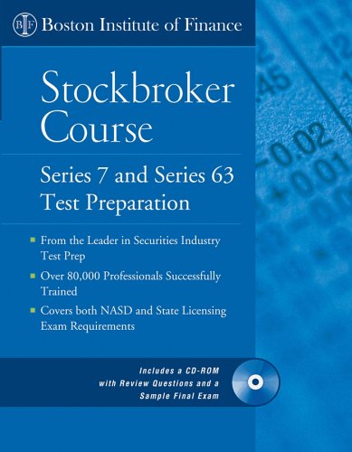 The Boston Institute of Finance Stockbroker Course: Series 7 and 63 ...