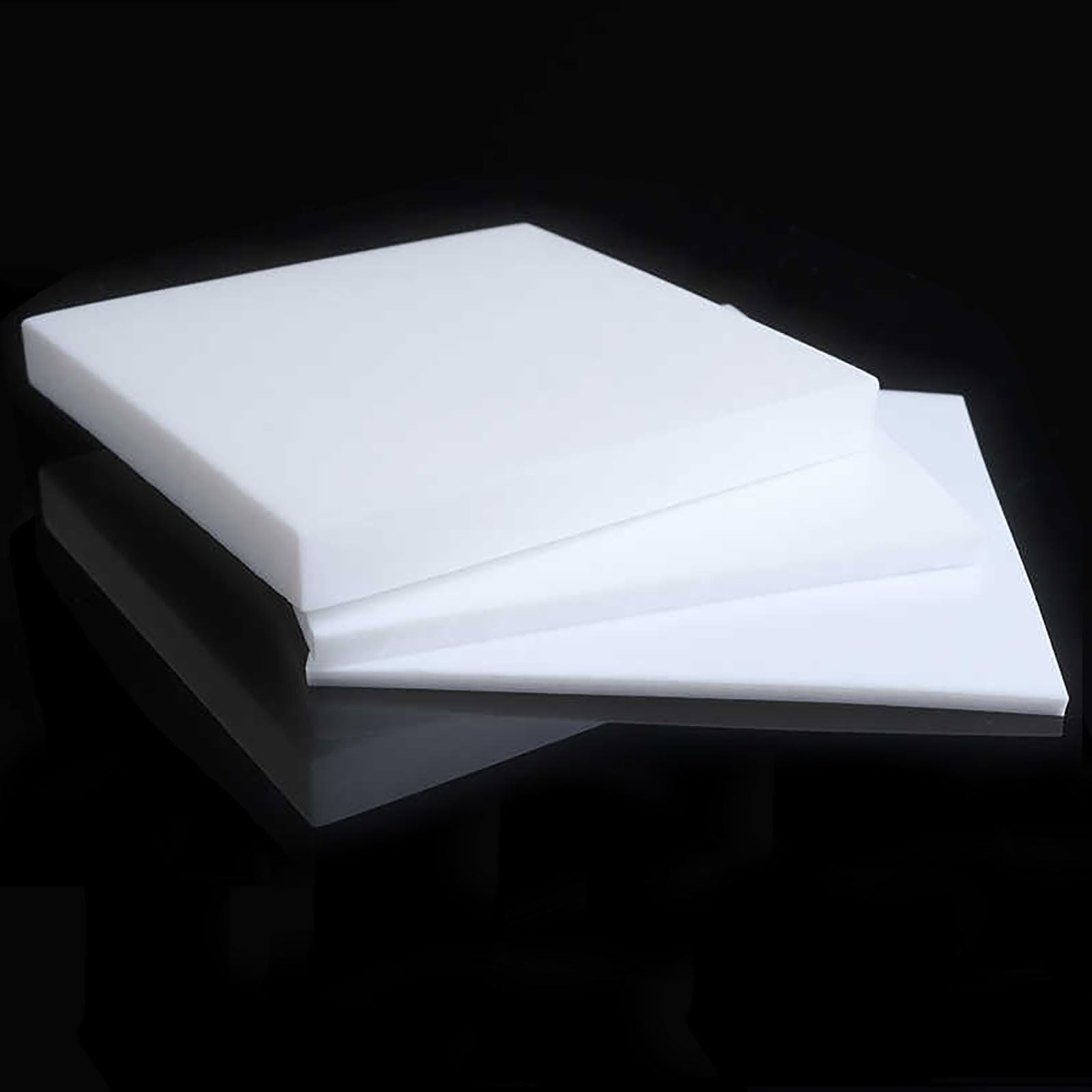 Amazon.com: COYOUCO 3 Pcs Teflon PTFE Plastic Sheets, Size 100 X 100Mm ...