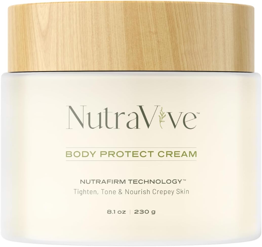 Amazon.com : NutraVive Body Protect Cream – Anti-Aging Crepey Skin ...