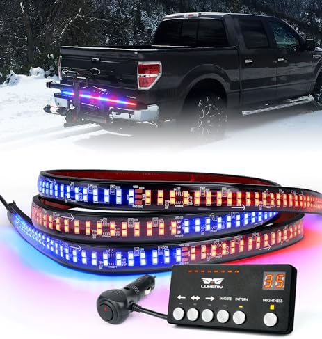 Amazon.com: LUMENIX 49" Inch Strobe Light Strips, Back Window ...