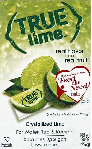 Amazon.com : True Lime Water Enhancer 32 Count - Crystallized Lime For ...