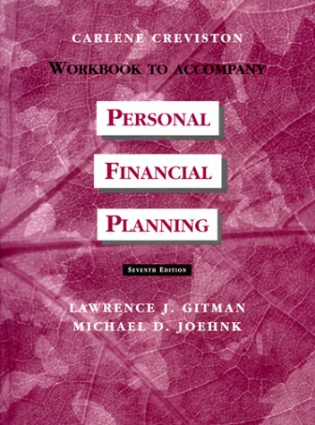 Personal Financial Planning: Study Guide and Workbook: 9780030159848 ...