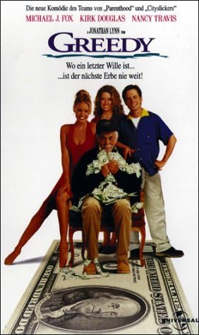 Greedy [VHS] : Michael J. Fox, Kirk Douglas, Nancy Travis, Olivia D'Abo ...