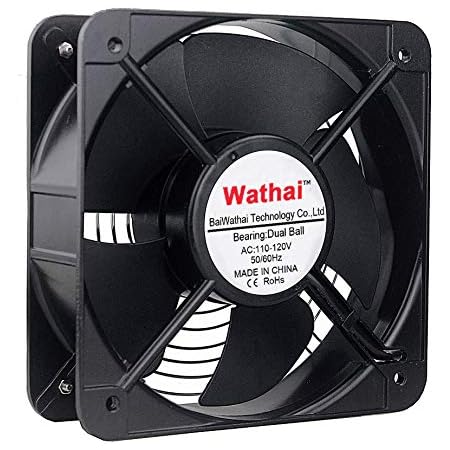 Amazon.com: uxcell Cooling Fan 200mm x 200mm x 60mm FP-20060EX-S1-B AC ...