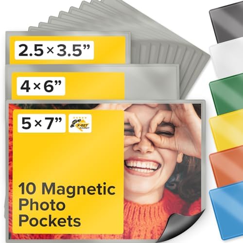 Amazon.com - X-bet MAGNET - Magnetic Picture Frames for Refrigerator ...