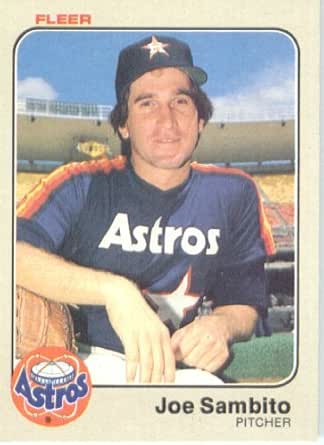 Amazon.com: 1983 Fleer Baseball Card #464 Joe Sambito : Collectibles ...