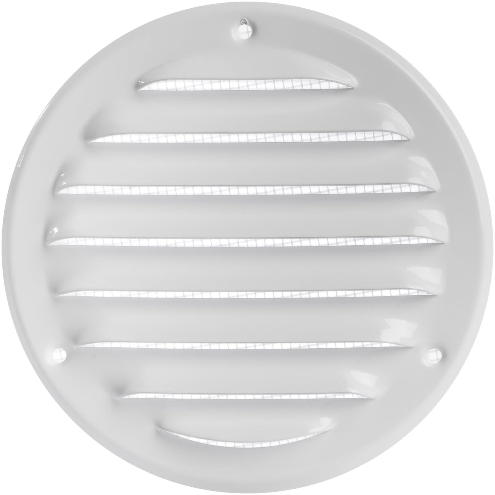 4'' Inch Round Soffit Vent - Air Vent Louver - Grille Cover - Built-in ...