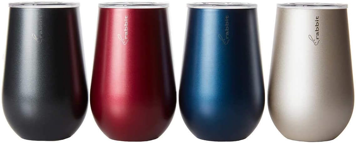 Amazon.com | Rabbit Stainless Steel 12 oz Tumbler Set - 4 Tumblers with ...