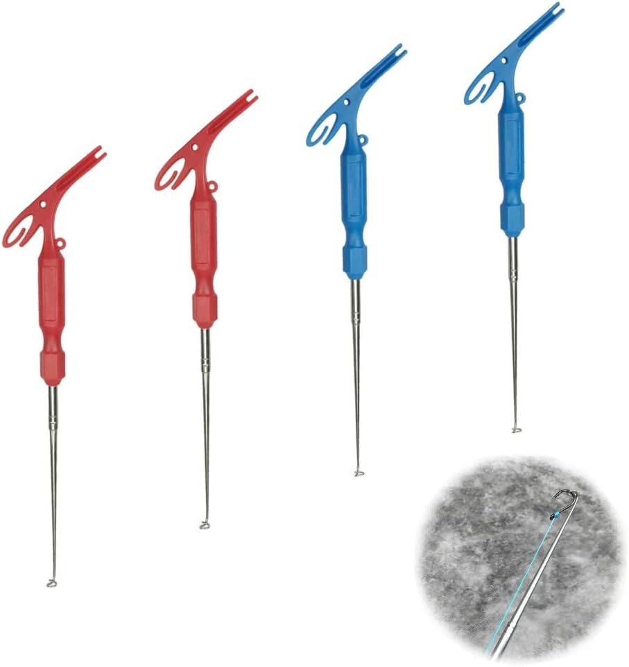 4 PCS Fishing Unhooking Disgorger Stainless Steel Fishing Hook Remover ...
