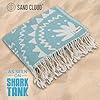 Amazon.com: Sand Cloud Large Turkish Beach Towel - Sand Resistant - 100 ...