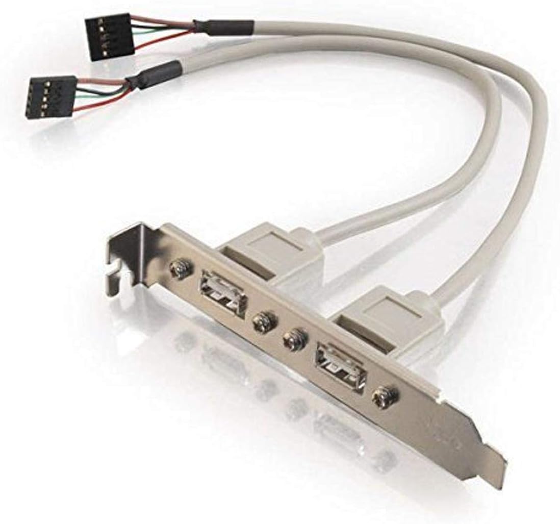 Amazon.com: C2G USB Adapter, USB 2.0 2 Port Internal Motherboard ...