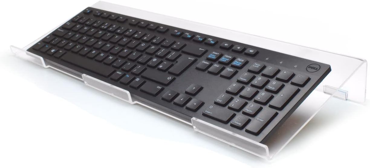Angled Ergonomic Keyboard Riser For Easy Typing With Non Slip Pads ...