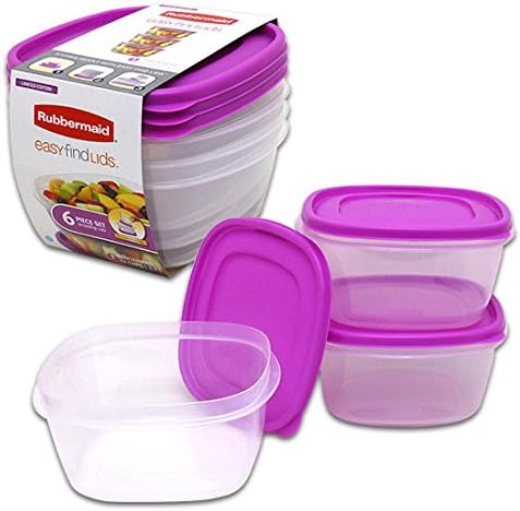 Amazon.com: Rubbermaid Easy-Find Lid Food Storage Container, 14-Cup ...
