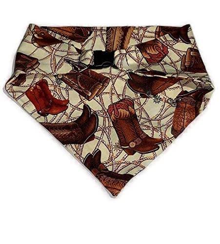 Amazon.com: Cowboy Boots and Rope Dog Bandana (Medium) : Handmade Products