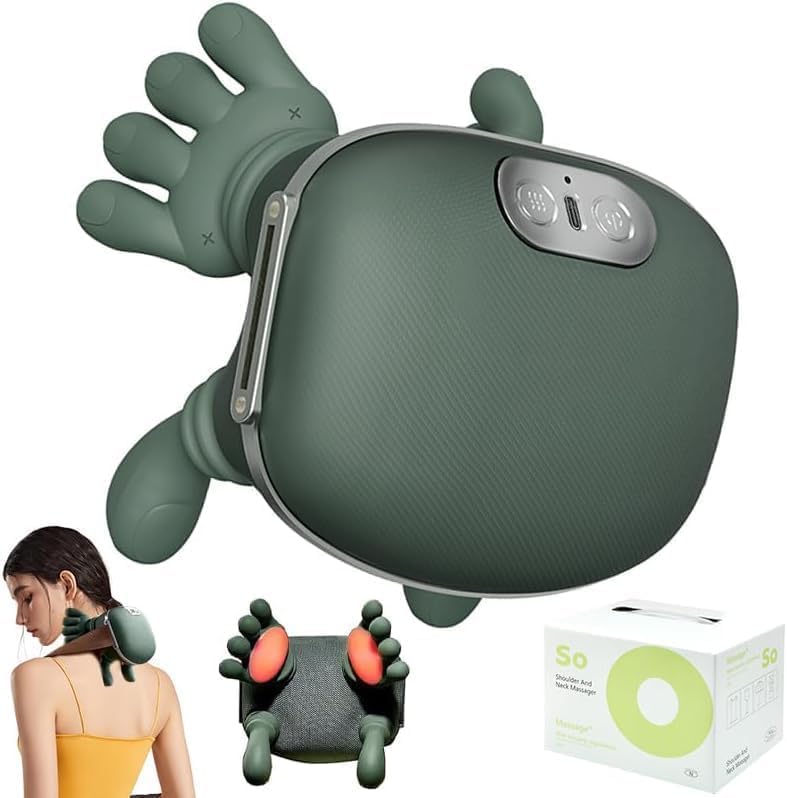 4D Bionic Hand Neck Massager, Massager Neck with 3 Levels and 2 ...