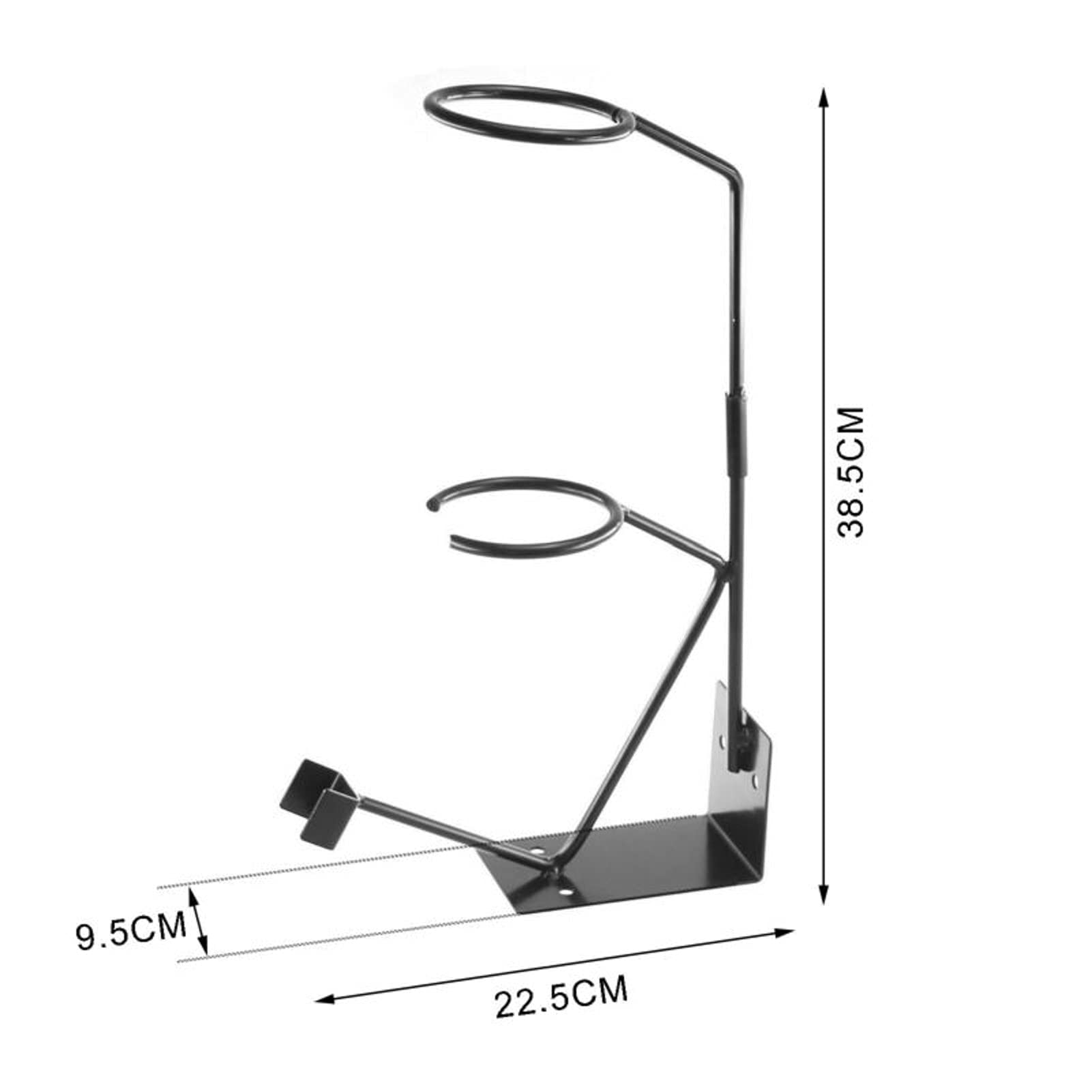 Shoze Spray Gun Holder 23.5 * 22.5 * 10cm Bench Mounted Spray Gun Rack ...