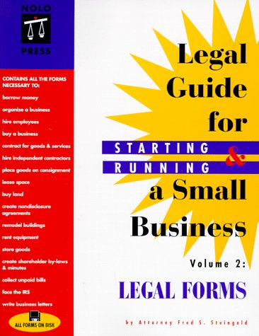The Legal Guide for Starting & Running a Small Business: Legal Forms ...