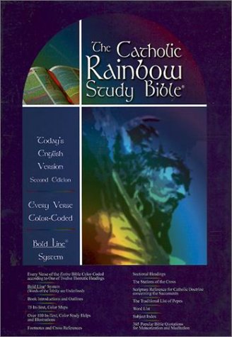 Catholic Rainbow Study Bible-TEV: 9781581700473: Amazon.com: Books