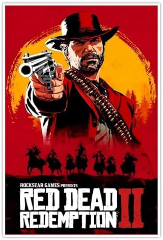 Waltractive Red Dead Redemption Poster for Wall Decoration (Red Dead ...