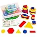 Amazon.com: Kids First Math: Attribute Blocks Math Kit with Activity ...