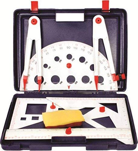 PMW - Plastic Geometry Box for Teachers (Superior Quality) Set Of 7 ...