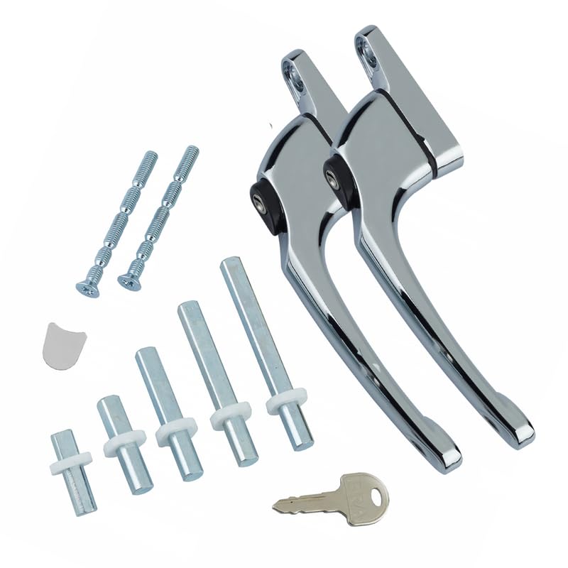 Fixrello 2 x Chrome Window Handles for uPVC Windows – uPVC Window ...