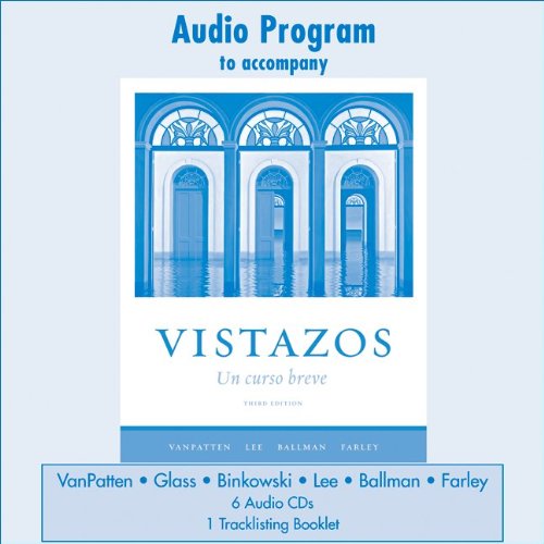 Amazon.com: Audio CD t/a Vistazos: 9780077273026: VanPatten, Bill, Lee ...